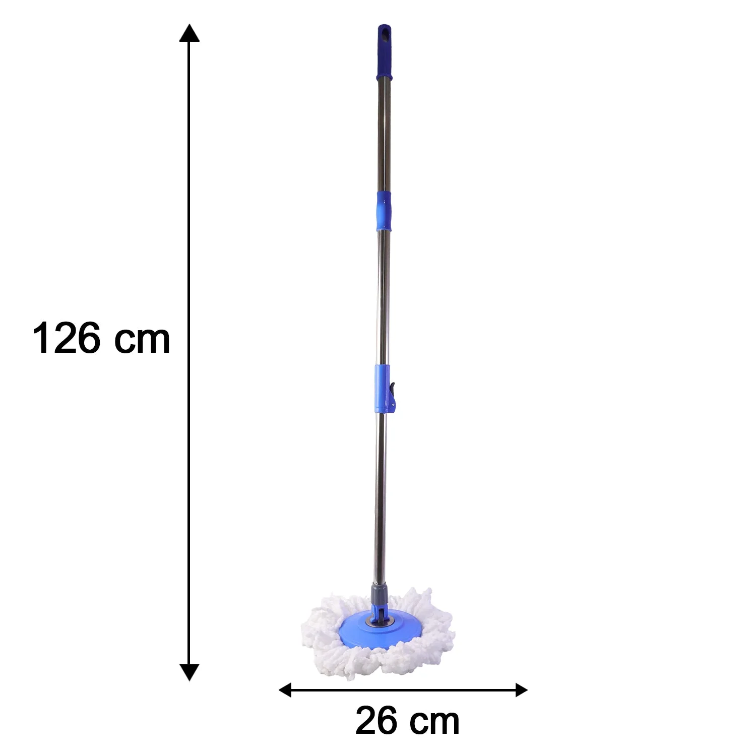 Spin Mop Set with 360° Rotating Stainless Steel Handle